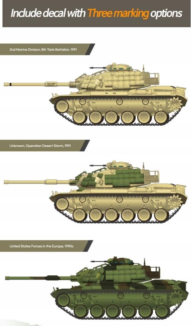 Academy Usmc M60A1 Rise P 1:72 13425 - Ceny i opinie - Ceneo.pl