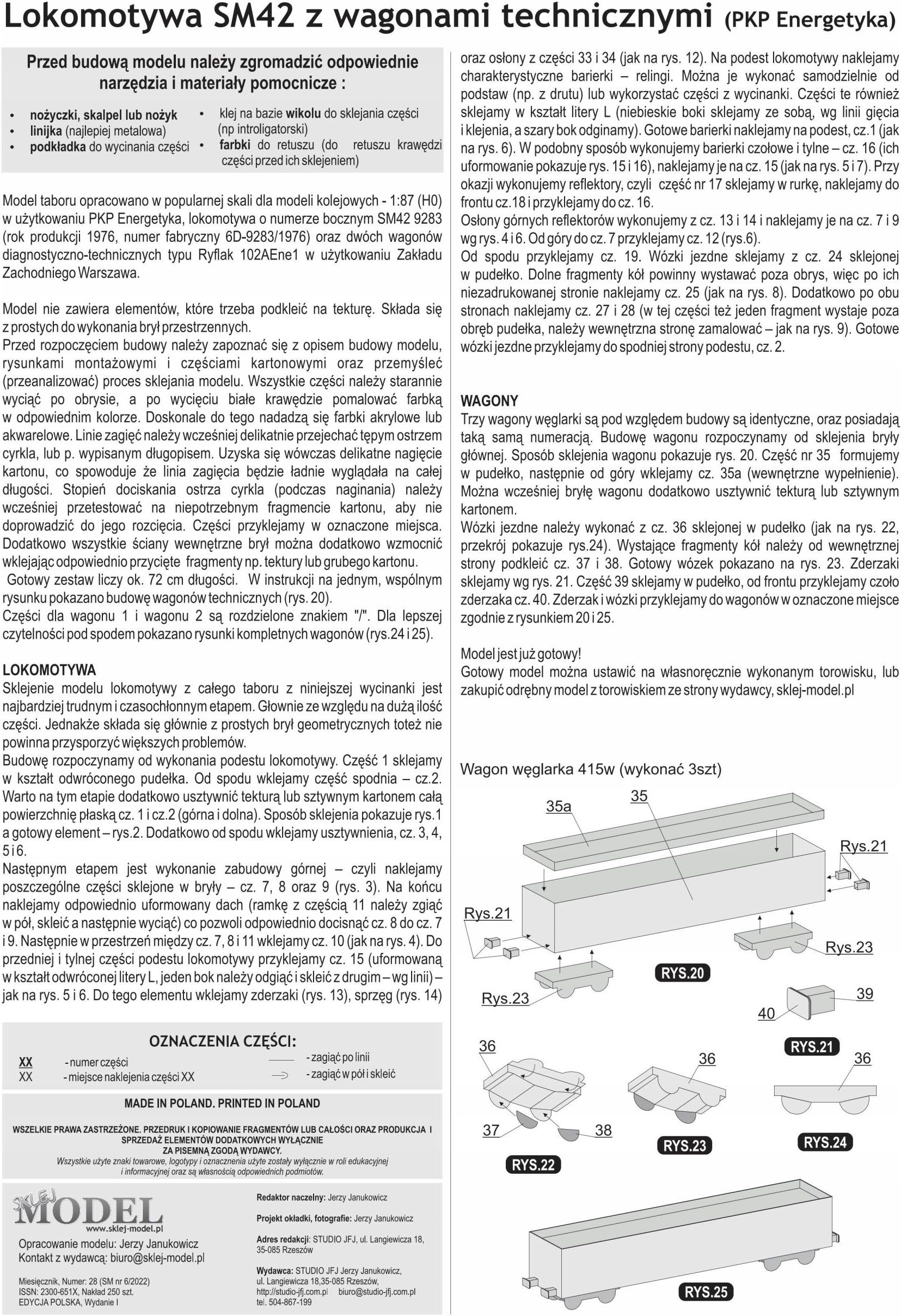 Sm42 Pkp Cargo Pociąg Towarowy SM28 - Ceny i opinie - Ceneo.pl