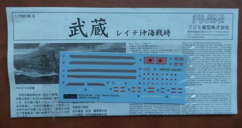Fujimi 1:700 Pancernik Musashi 5 - Ceny i opinie - Ceneo.pl