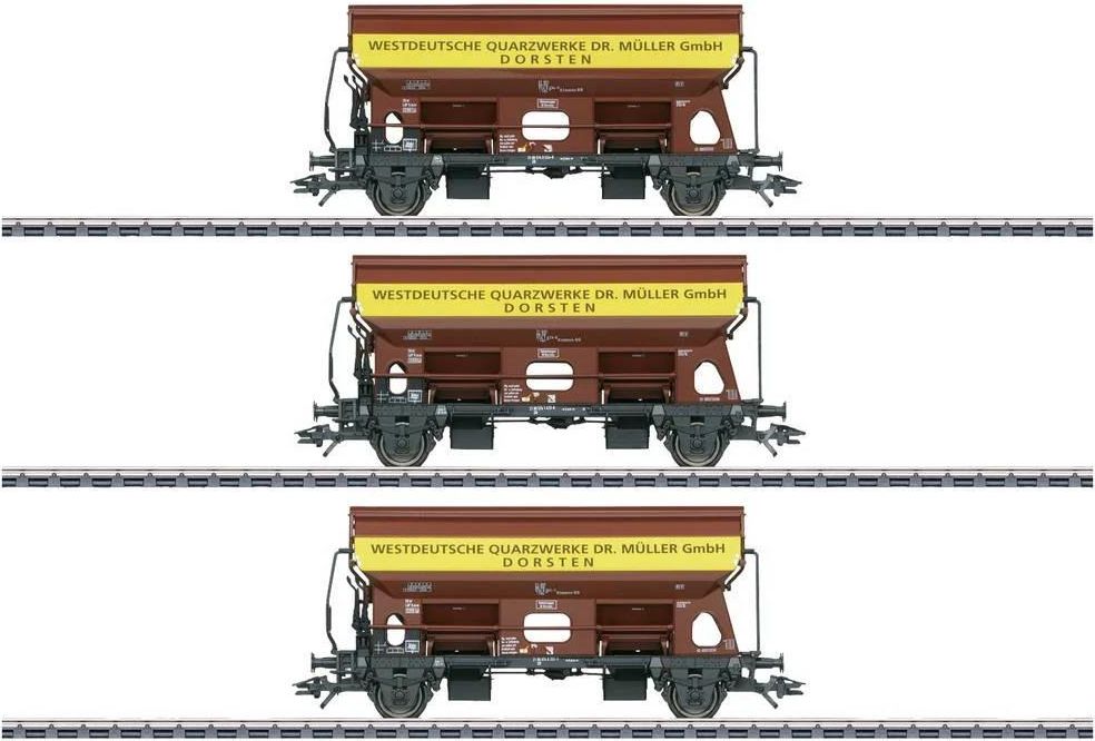 Märklin Wagon Towarowy Zamknięty 46335 H0 Zestaw 3 Wagonów Z Dachem Obrotowym Tdgs 930 ...