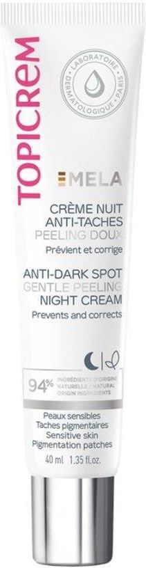 Topicrem Mela Anti-Dark Spot Gentle Peeling Night Cream Peelingujący ...