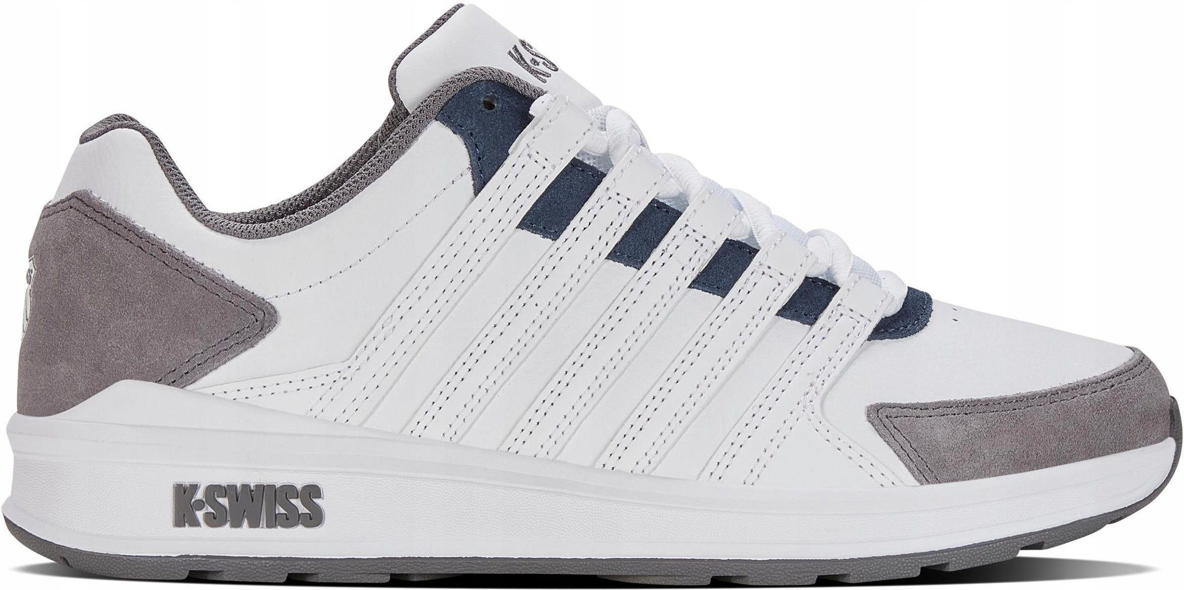 Buty męskie sneakersy skórzane K-Swiss Vista Trainer 07000-142-M Trampki - Ceny i opinie - Ceneo.pl
