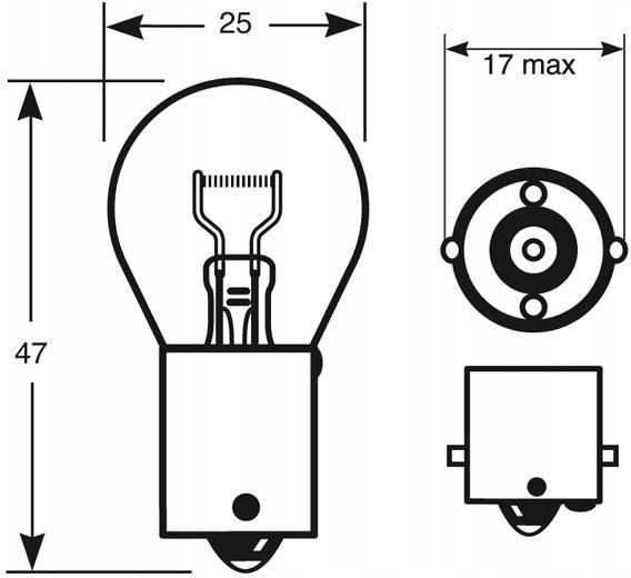 Ring Automotive Żarówki Samochodowe PY21W Pomarańczowa 12V 21W Amber ...