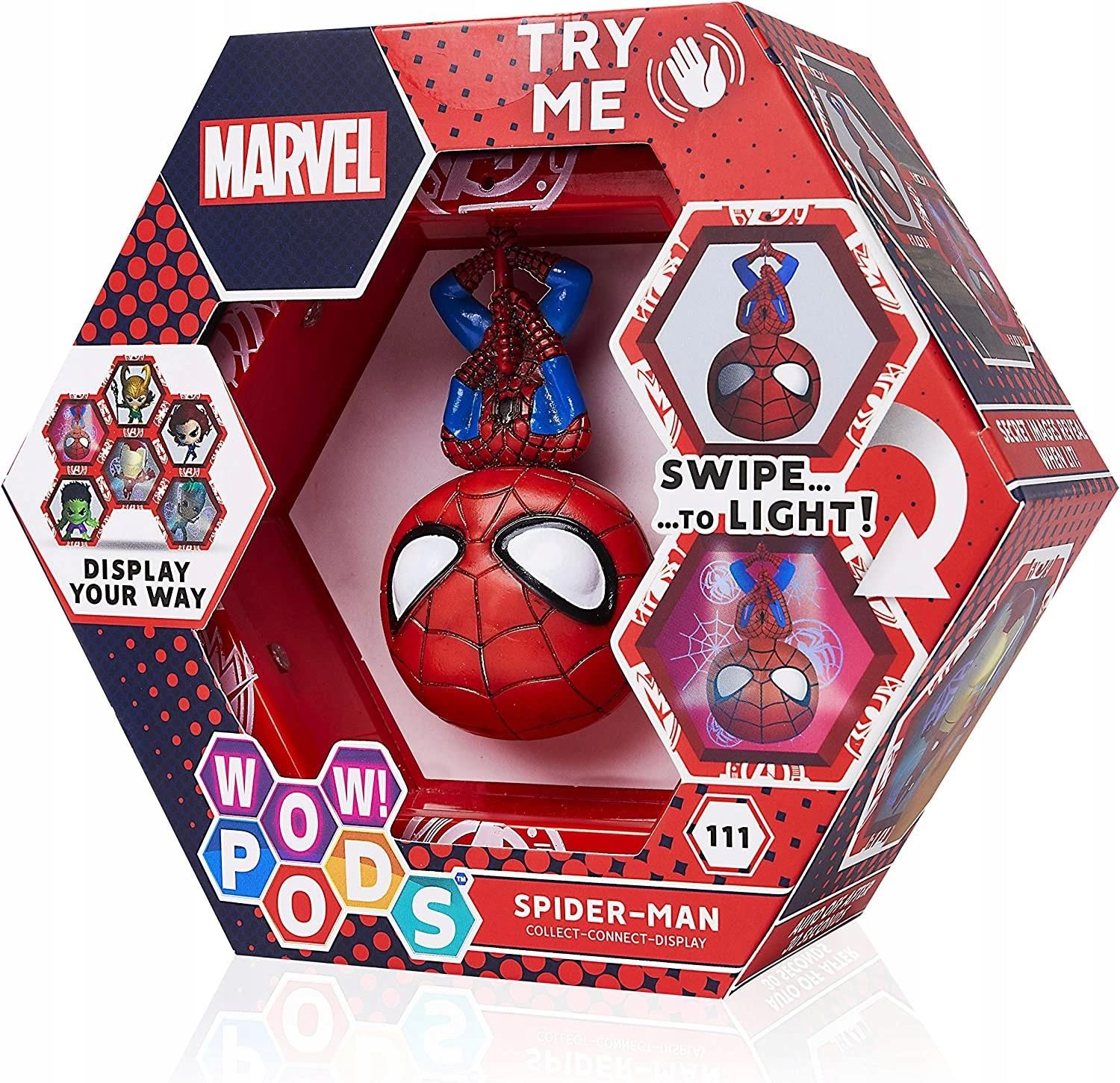 Marvel Wow! Pods Avengers Spiderman Figurka Świecąca Kolekcjonerska ...