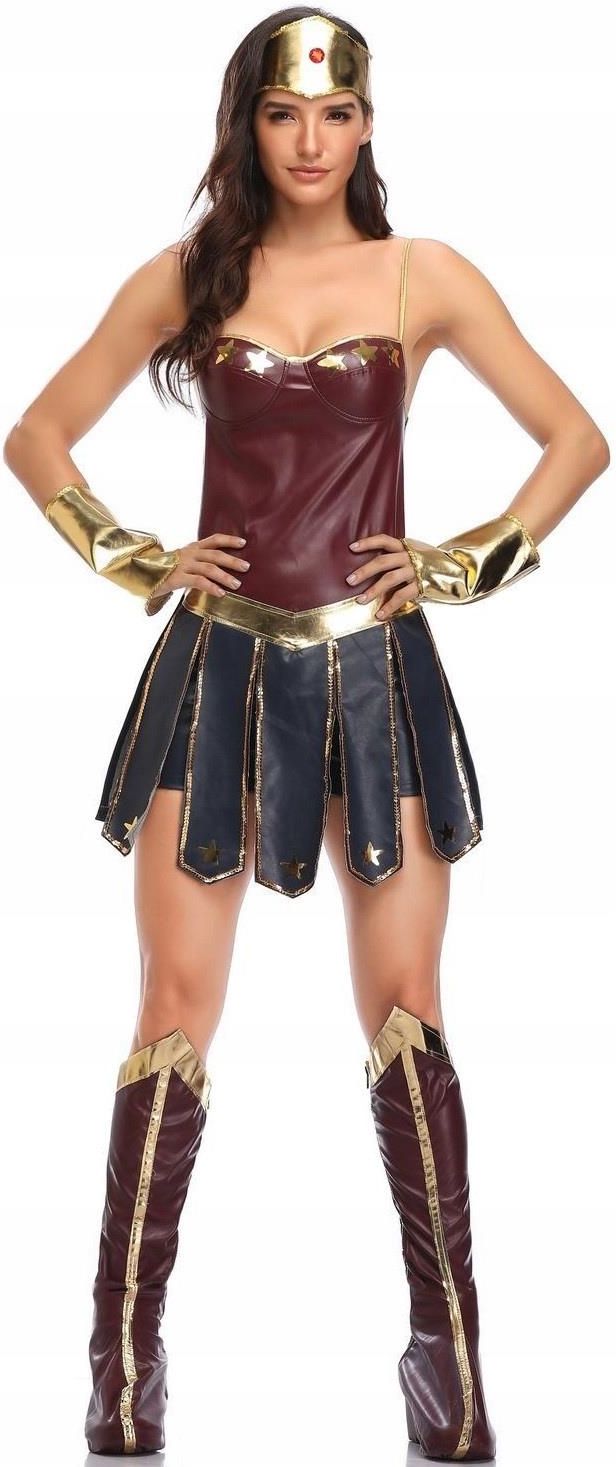Hopki Strój Kostium Przebranie Wonder Woman Tarcza Cosplay 170 176 L Xl ...