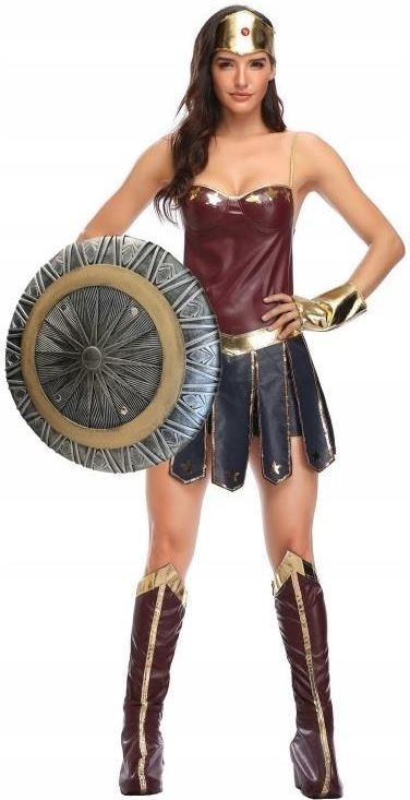 Hopki Strój Kostium Przebranie Wonder Woman Tarcza Cosplay 170 176 L Xl ...