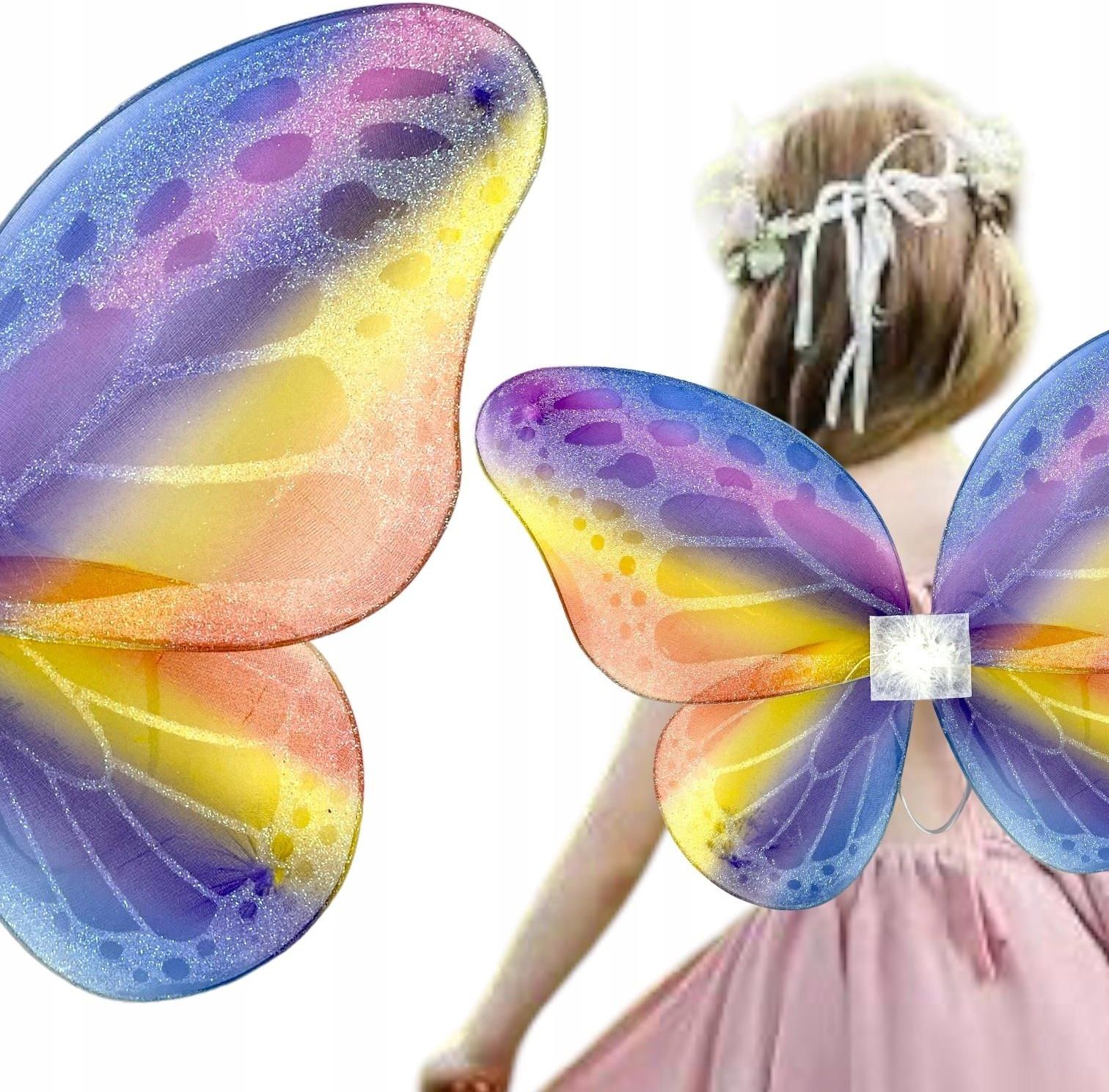Del Sol Tęczowe Skrzydła Motyl Motylek Kolorowe Skrzydełka - Ceny i ...