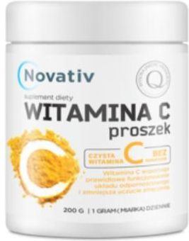Novativ Witamina C, proszek, 200g - Opinie i ceny na Ceneo.pl