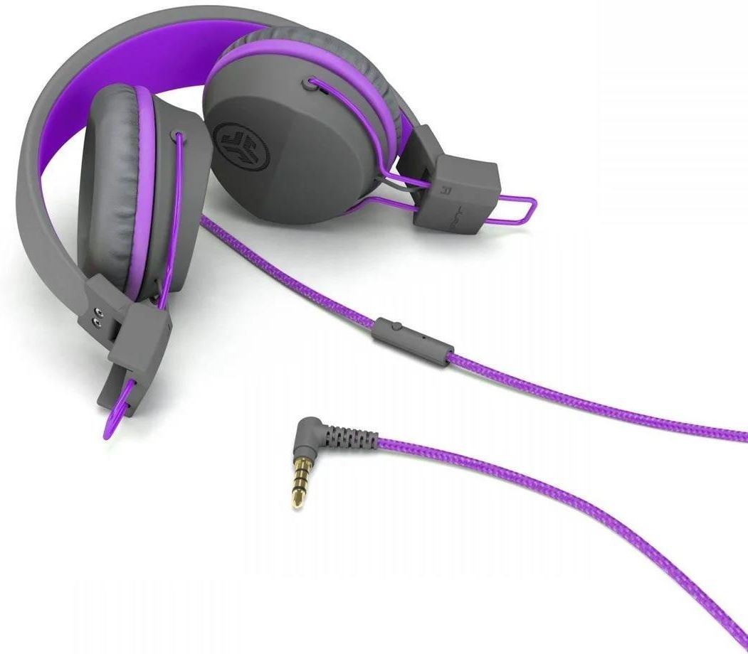 Słuchawki Jlab Jbuddies Studio Kids Grey Purple - Opinie i ceny na Ceneo.pl