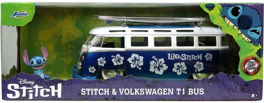Jada Toys Metalowe Auto Samochód Figurka Lilo Stich 1962 Vw T1 Bus ...