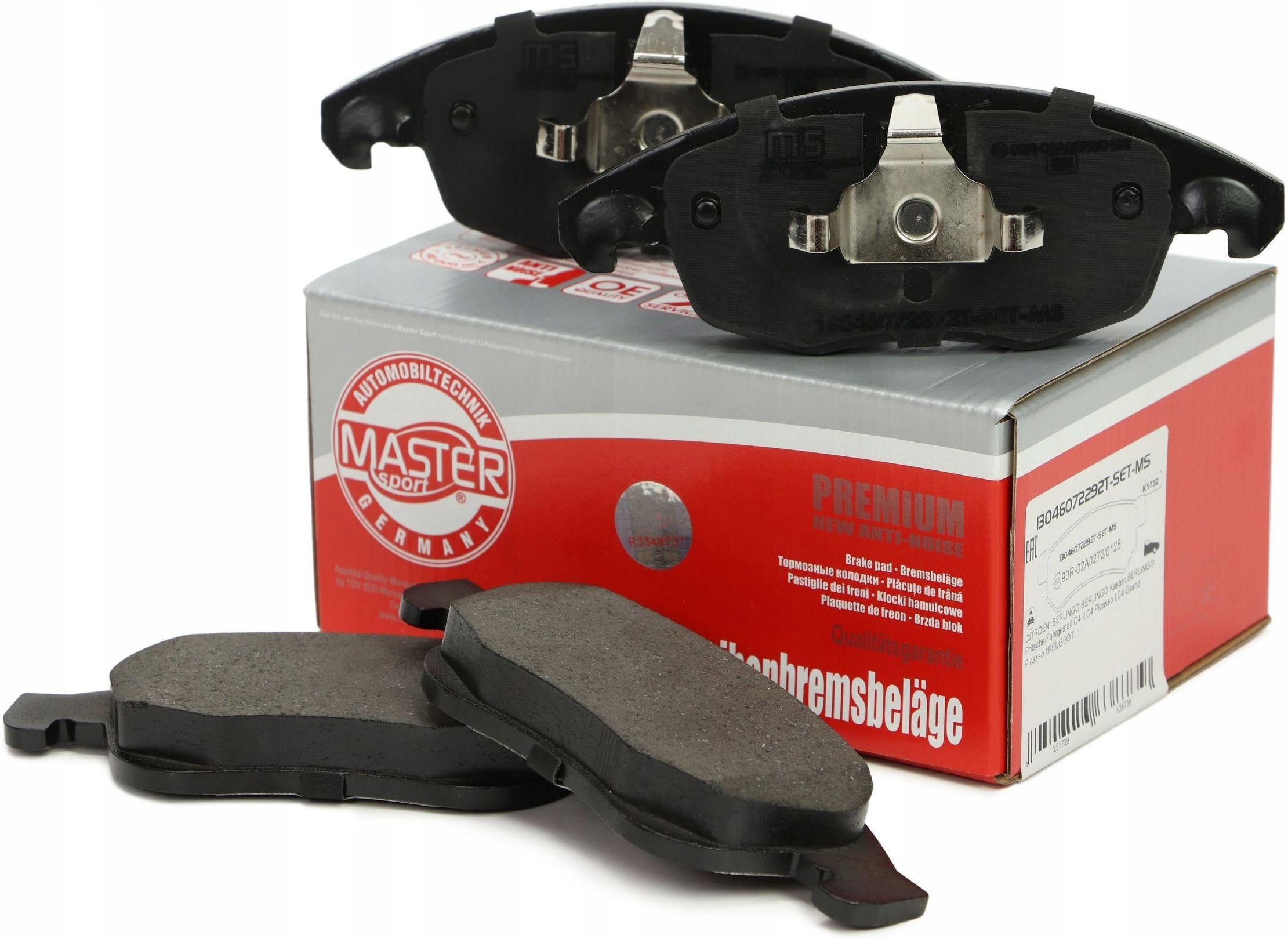 Klocki hamulcowe Master-Sport Germany Klocki Przód Berlingo C4 Ds4 Ds5 ...