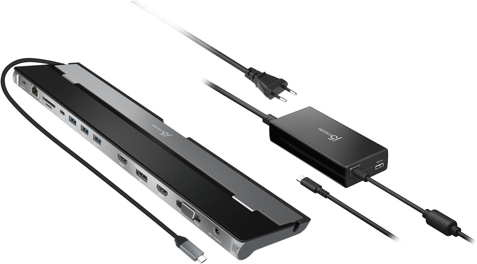 Stacja dokująca do laptopa J5 Create USB-C Triple Display Docking ...
