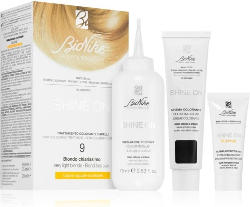 Bionike Shine On My Age Trwała Farba Do Włosów Odcień 9 Very Light ...