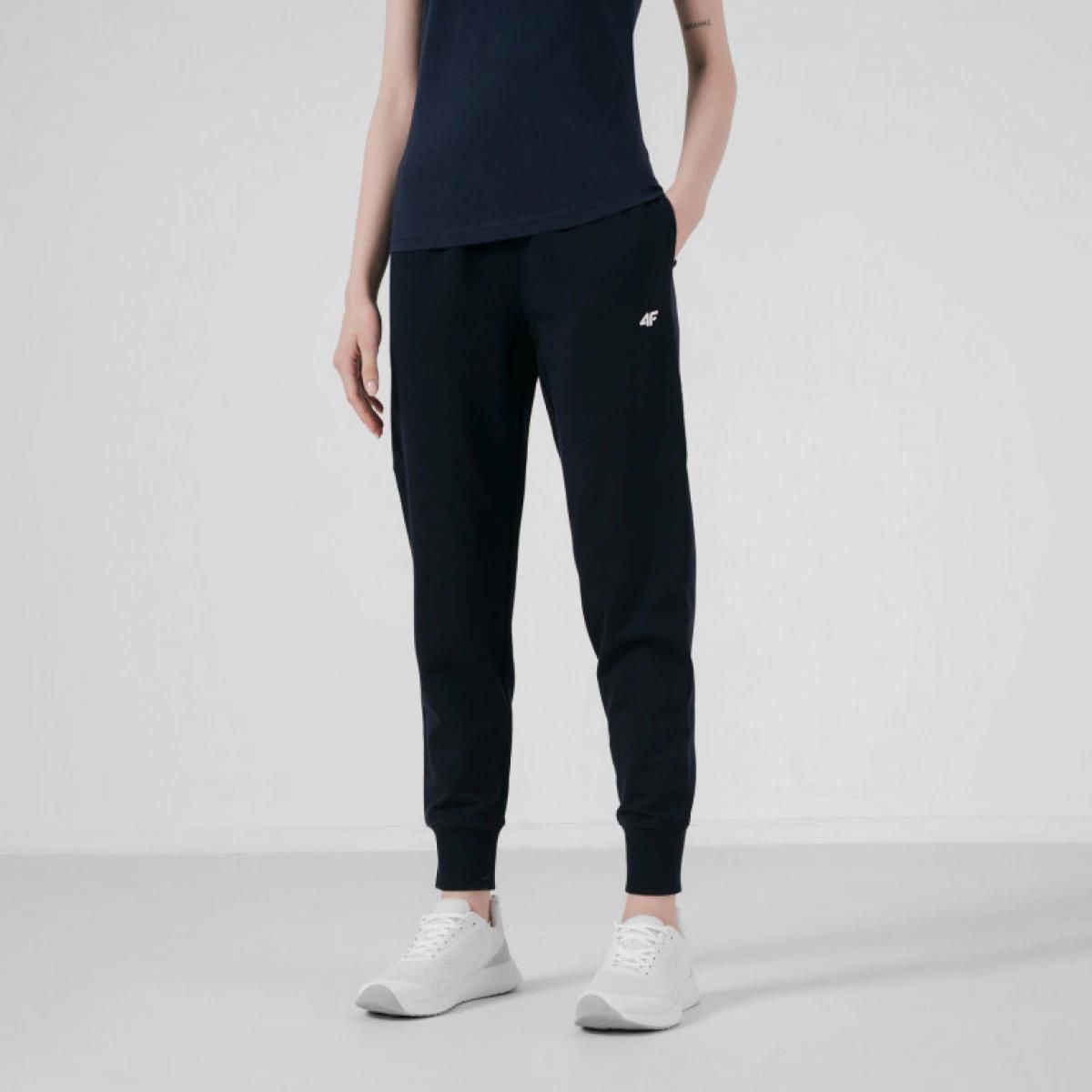 Damskie spodnie dresowe 4F NOSD4-SPDD300 - granatowe - Ceny i opinie ...