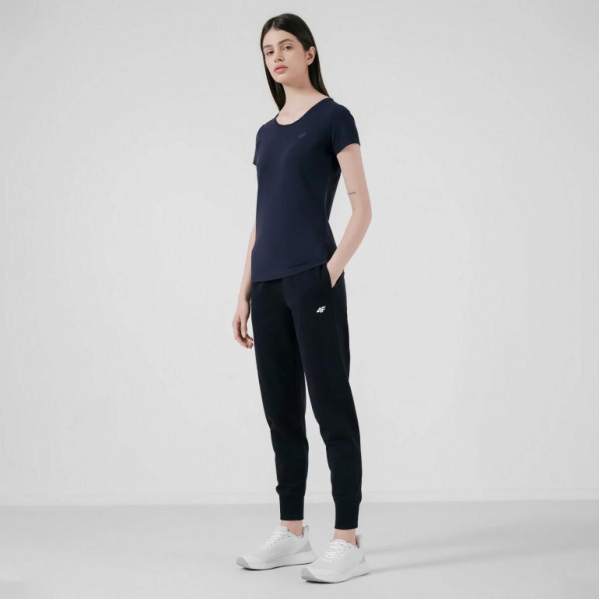 Damskie spodnie dresowe 4F NOSD4-SPDD300 - granatowe - Ceny i opinie ...