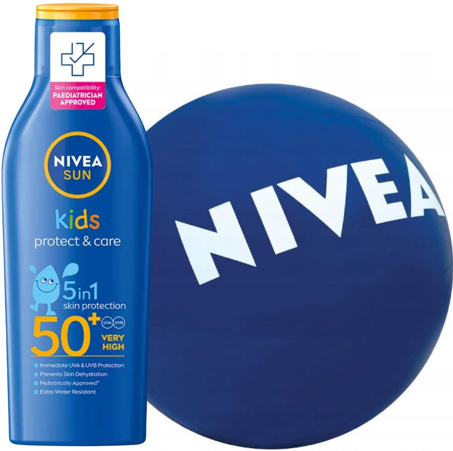 Nivea Kids Protect & Moisture SPF50 + Piłka Plażowa - Opinie i ceny na ...