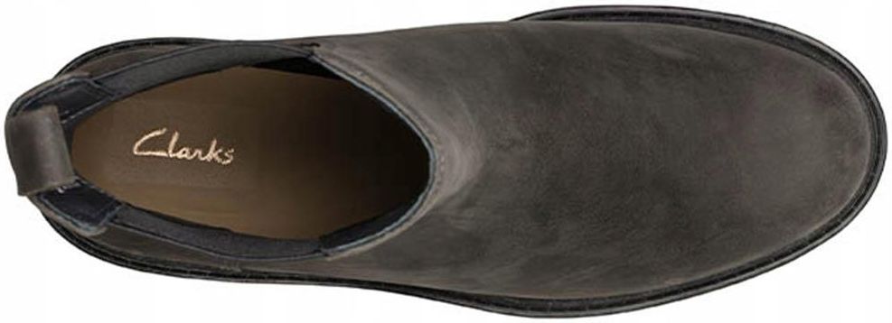 CLARKS Botki damskie Orinoco2 Top szare skórzane wsuwane 36 - Ceny i ...
