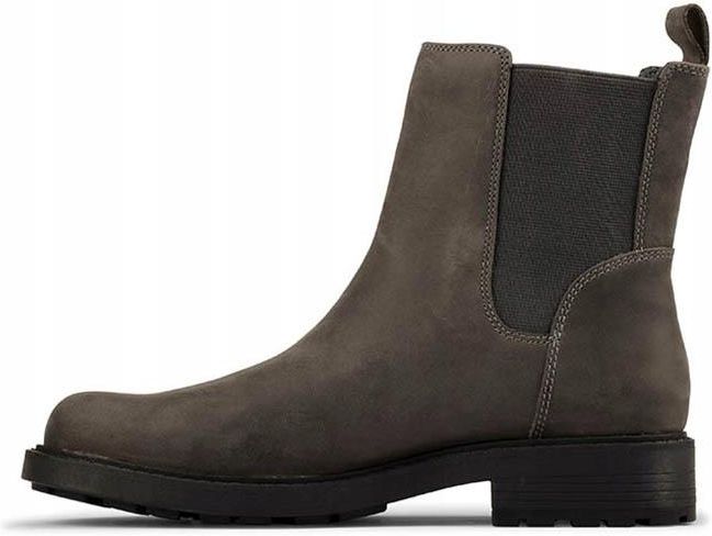 CLARKS Botki damskie Orinoco2 Top szare skórzane wsuwane 36 - Ceny i ...