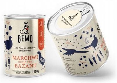 Karma Bemo Mokra Karma Dla Psa Bażant 6x400g - Ceny i opinie - Ceneo.pl