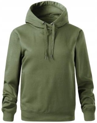 Khaki Bluza Damska z Kapturem Bawełna Terry MOON Malfini 421 r. S ...