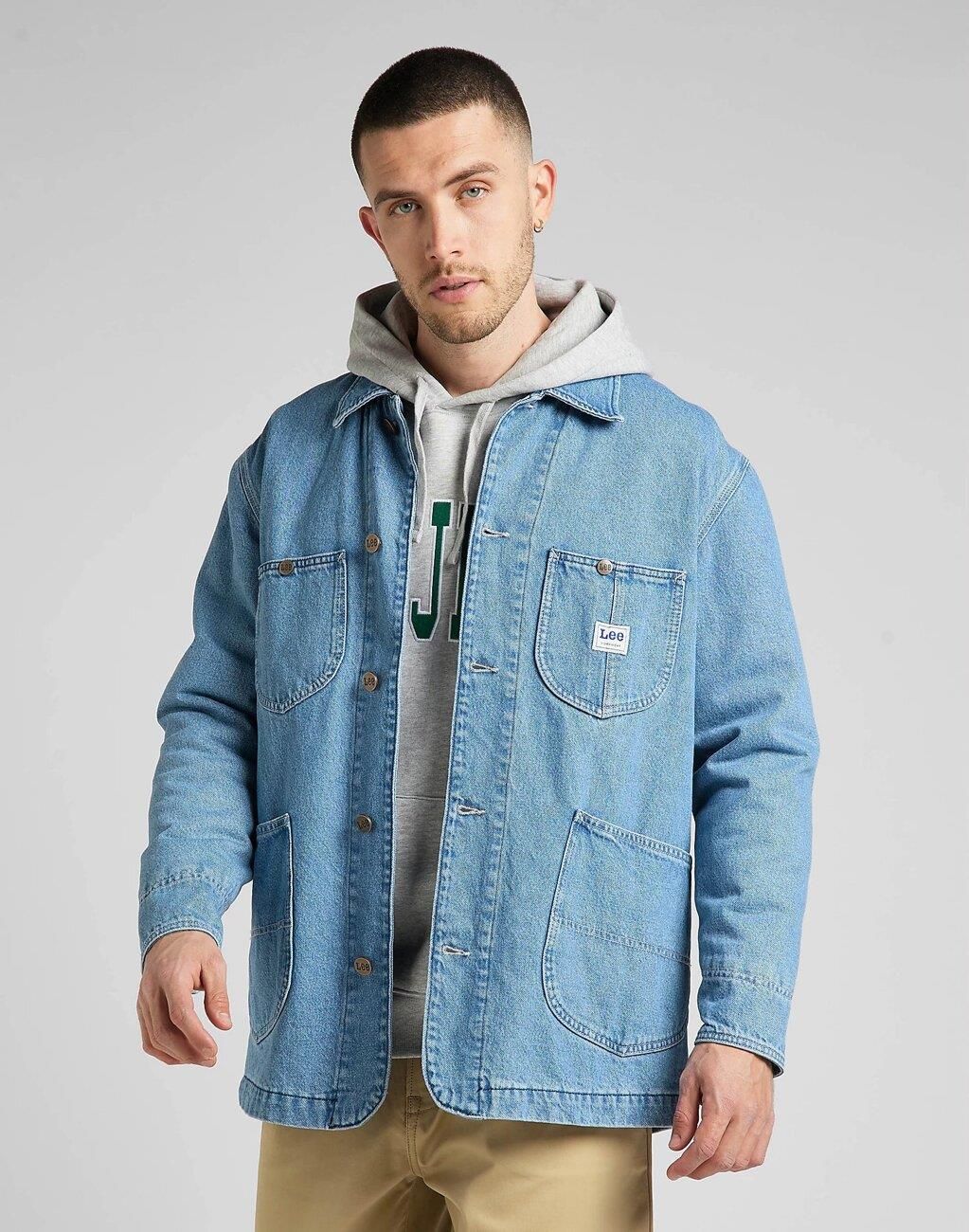 LEE LOOSE LOCO JACKET MĘSKA KURTKA JEANSOWA VINTAGE STONE L88SGAGI ...