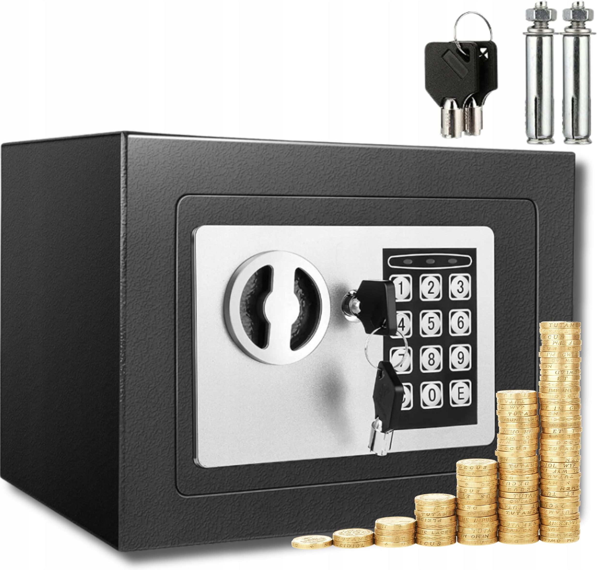 Mini Mały Sejf Elektroniczny Domowy Na Pieniadze - Ceny i opinie - Ceneo.pl