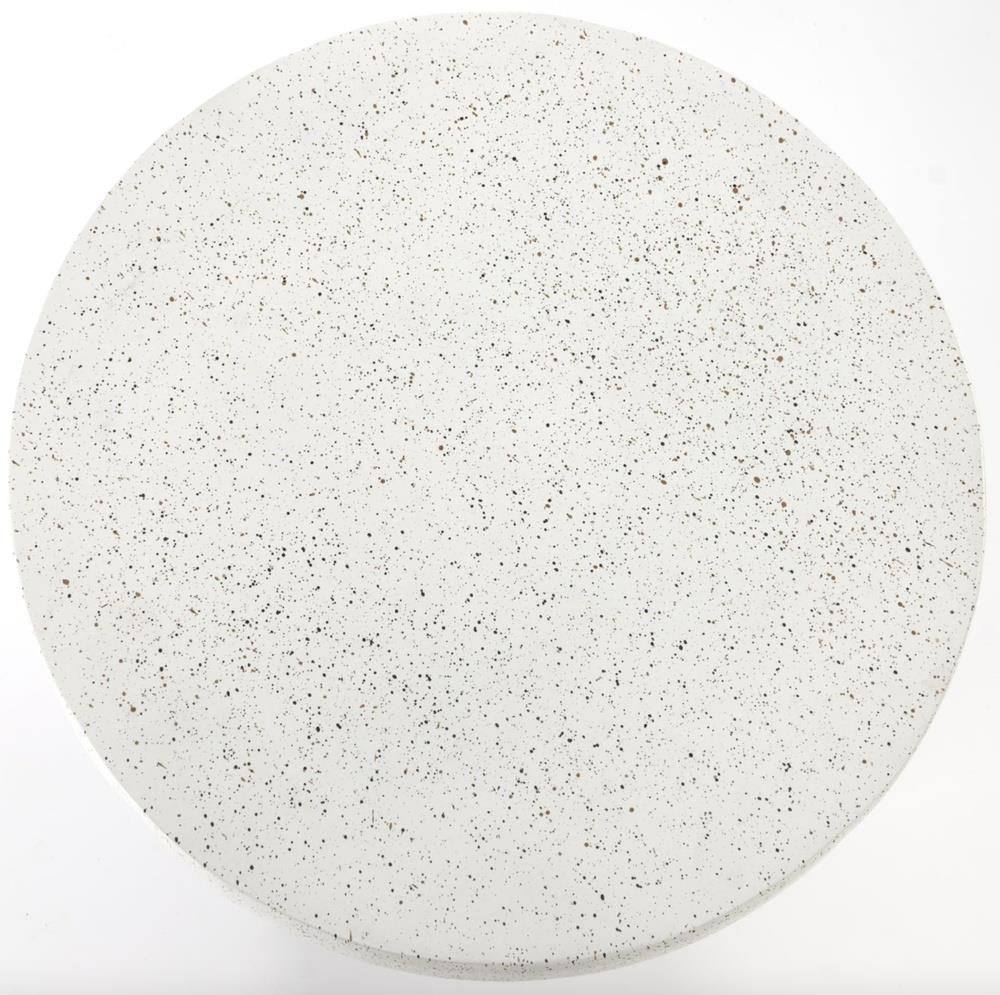 Stolik Kawowy Okrągły Haulke 54 Cm Biały Nakrapiany 134310 - Opinie i ...