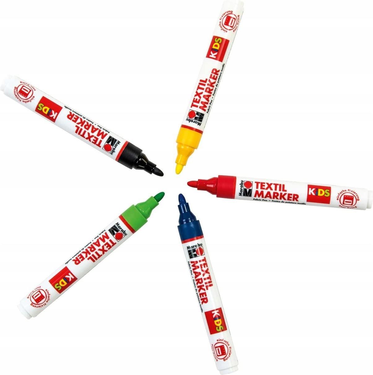 Marker Pisak Flamaster Do Tkanin Ubrań Mix 5 Kol - Ceny i opinie - Ceneo.pl