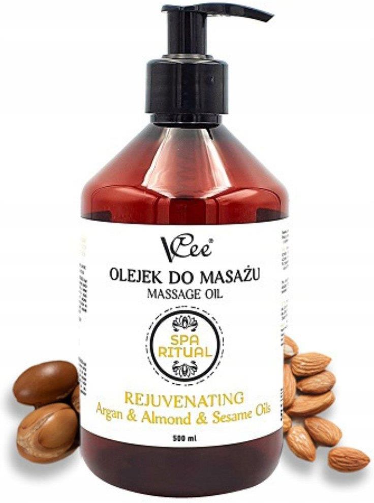 Vcee Argan Almond Sesame Oil Olejek Do Masażu Naturalny 500 ml - opinie ...