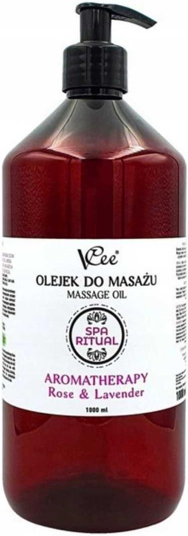 Vcee Rose & Lavender Olejek Do Masażu Naturalny 1000 ml - opinie i ceny ...