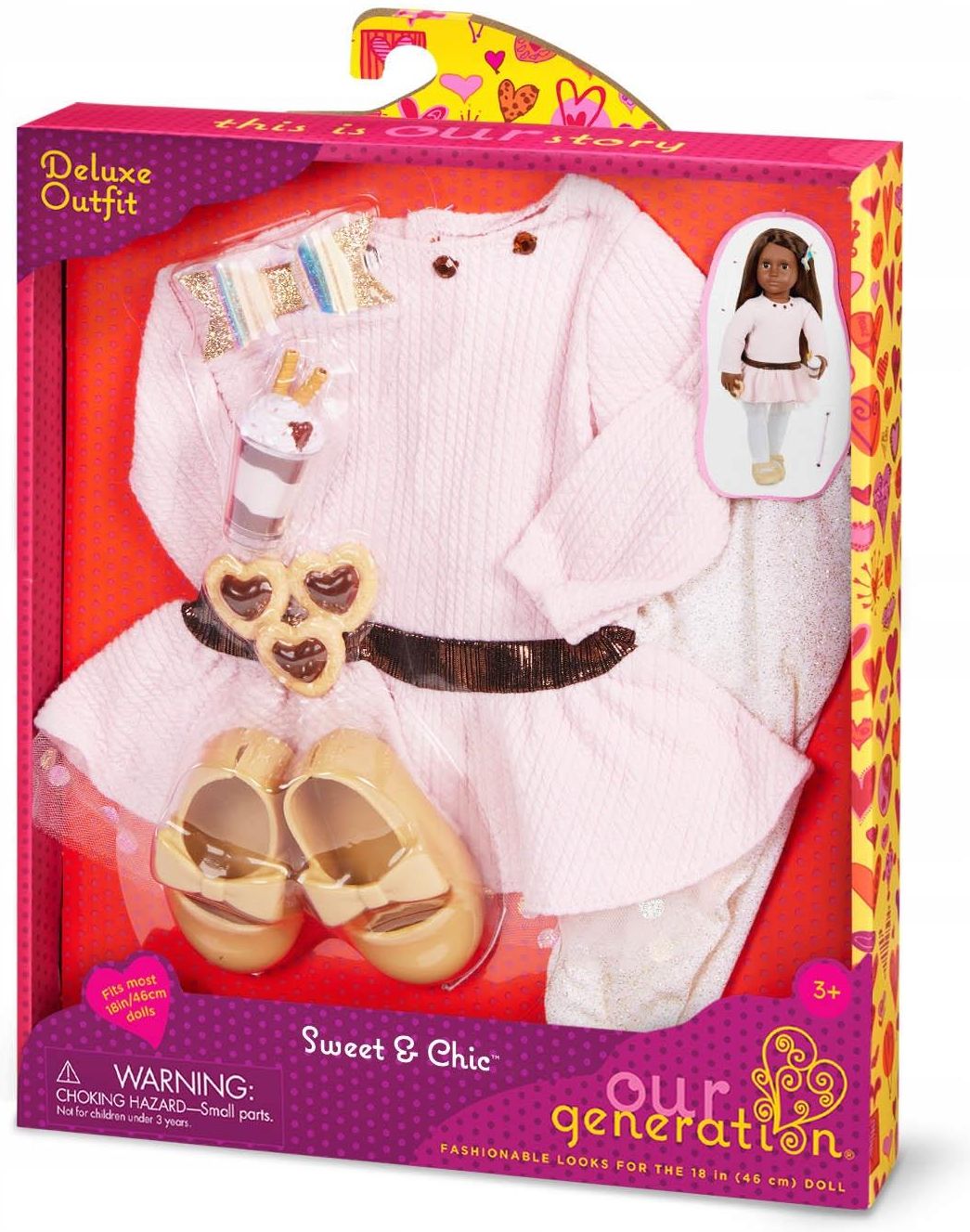 Our Generation Zestaw Ubranek Dla Lalki 46Cm Sweet & Chic 30508 - Ceny ...