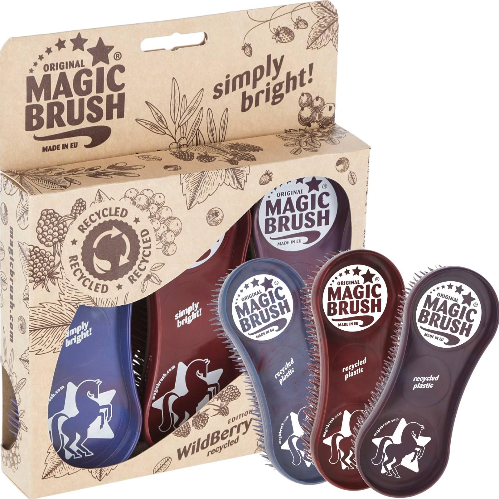 Kerbl Magic Brush Zestaw 3 Szczotek Wildberry Dla Koni Czyści Masuje Pielęgnuje - ceny i opinie ...