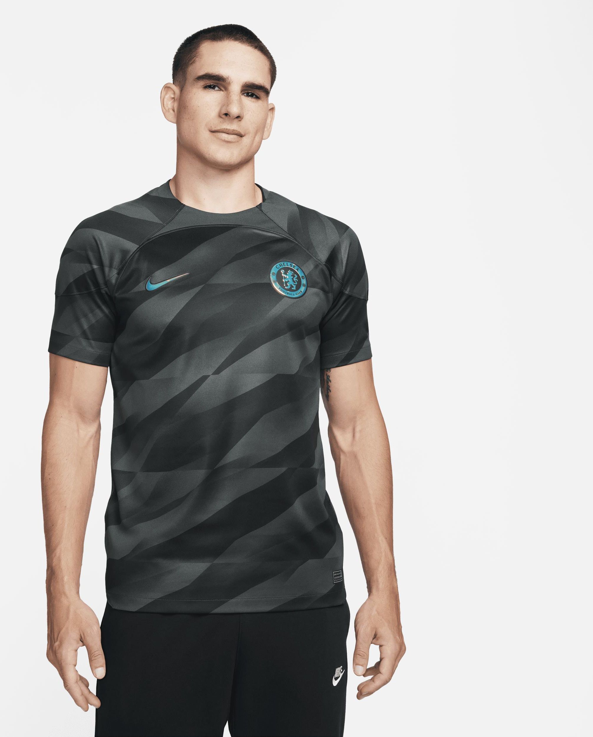 Męska Koszulka Piłkarska Z Krótkim Rękawem Nike Dri-Fit Chelsea F.C. Stadium Goalkeeper 2023/24 ...