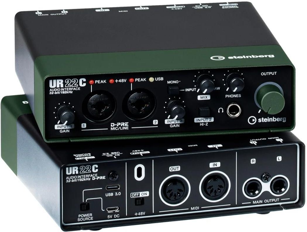 ‌STEINBERG UR22C GN - INTERFEJS AUDIO USB zielony - Ceny i opinie ...