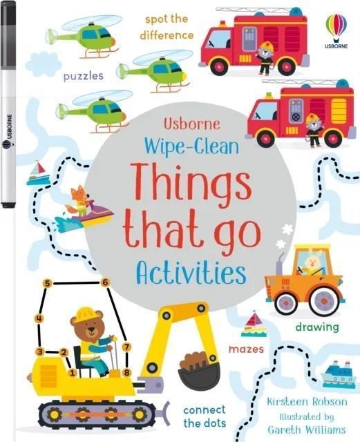 Wipe-Clean Things That Go Activities Robson, Kirsteen - Literatura ...