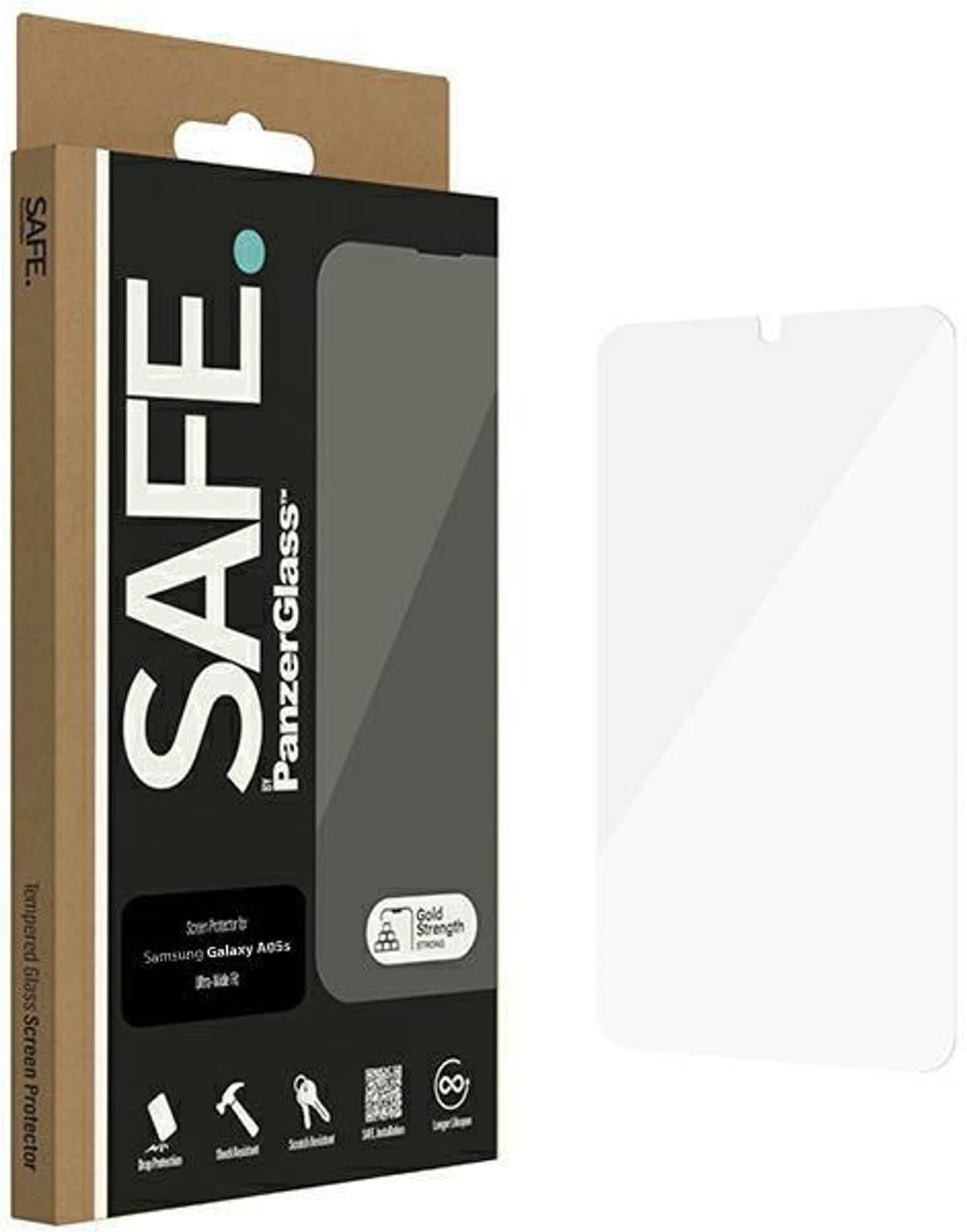 Panzerglass Safe By Sam A05S Screen Protection Ultra-Wide Fit Safe95623 ...