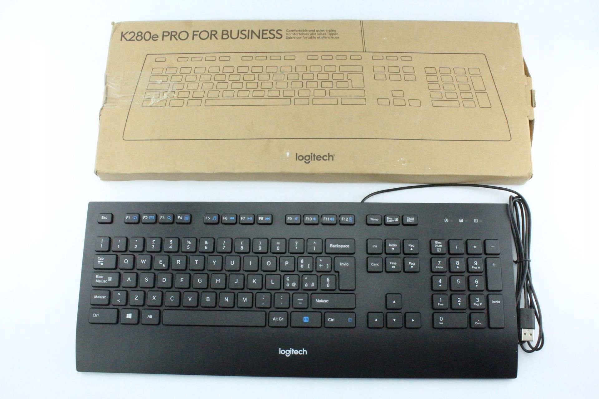 Klawiatura Logitech K280e Pro czarna (920005214) - Opinie i ceny na ...