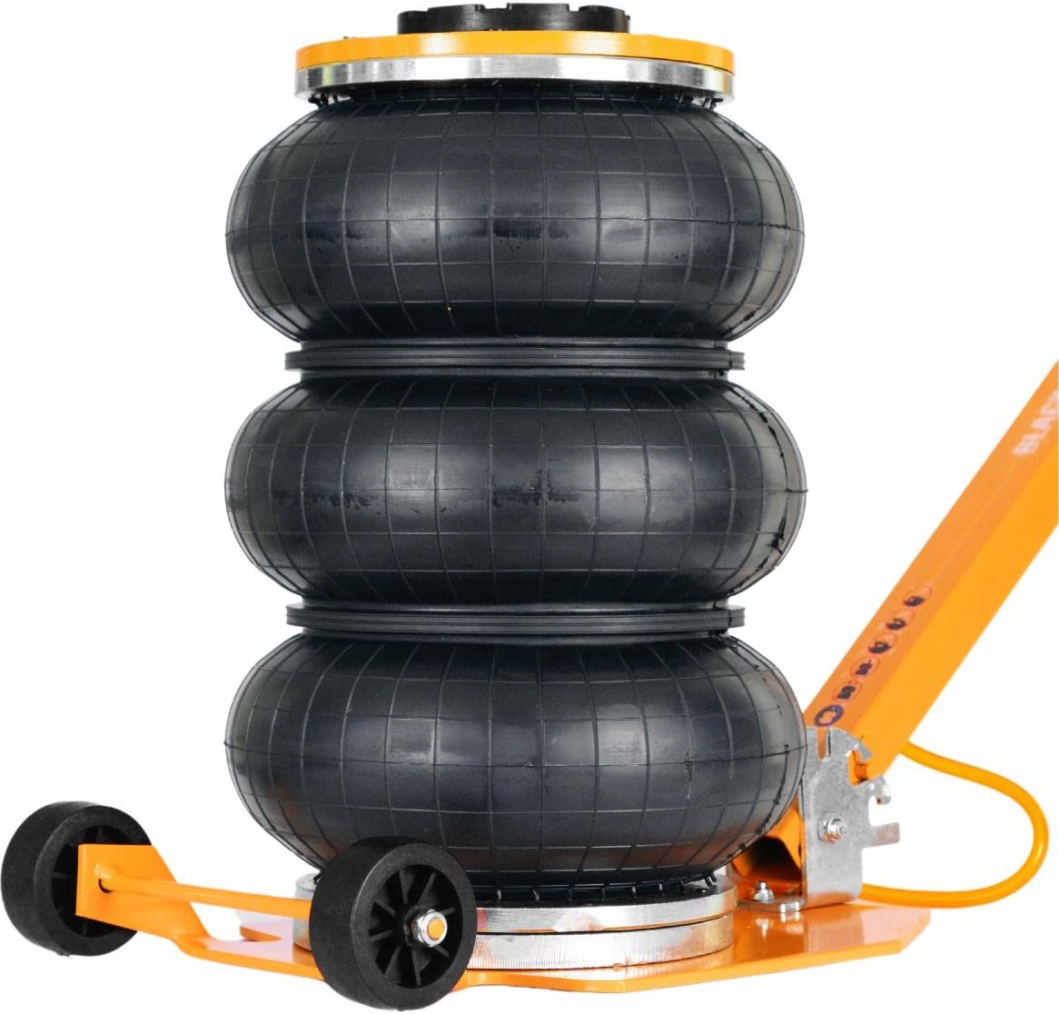 Black Podnośnik Pneumatyczny Poduszkowy Samochodowy Lewarek 3500Kg ...