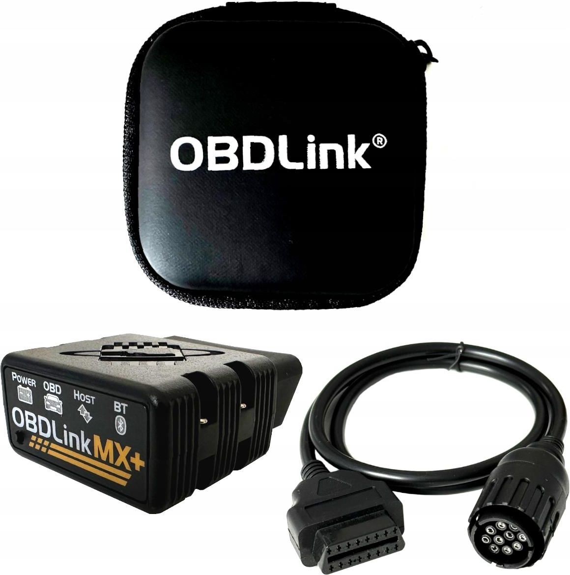 Obdlink Zestaw Mx+ Interfejs Diagnostyczny Obd2 Etui I Adapter 10 Pin ...