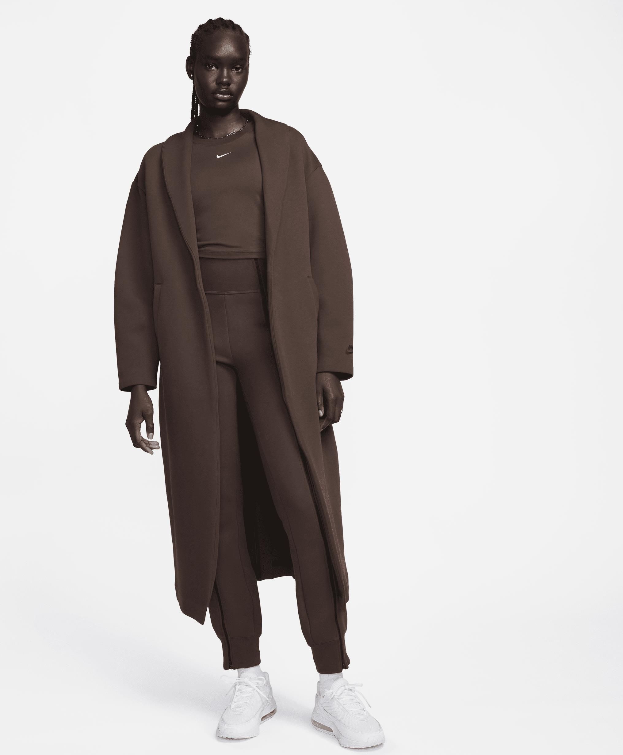 Damska oversizowa kurtka typu duster Nike Sportswear Tech Fleece ...