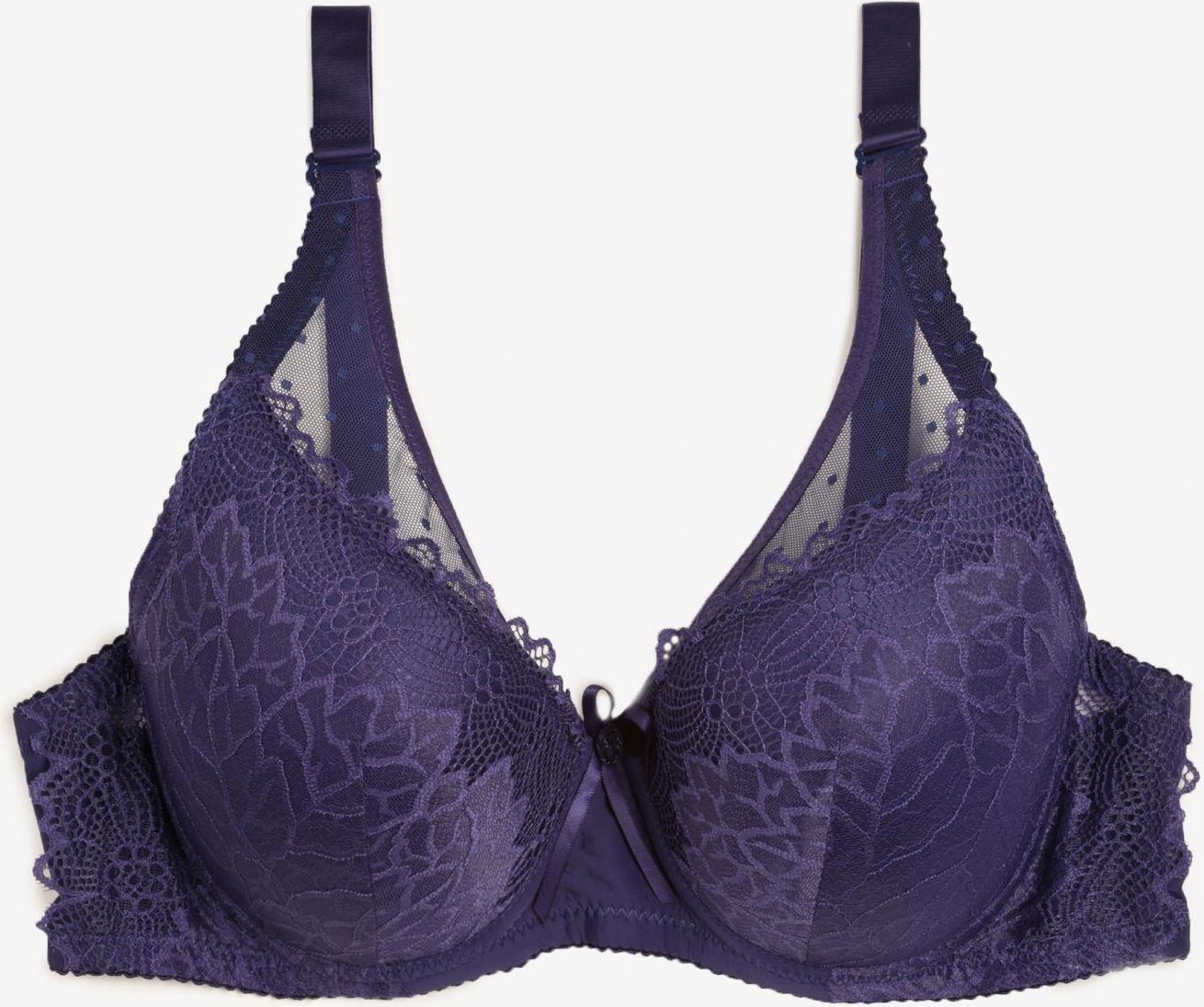 Born2Be Fioletowy Biustonosz damski 80DD Push-up - Ceny i opinie - Ceneo.pl