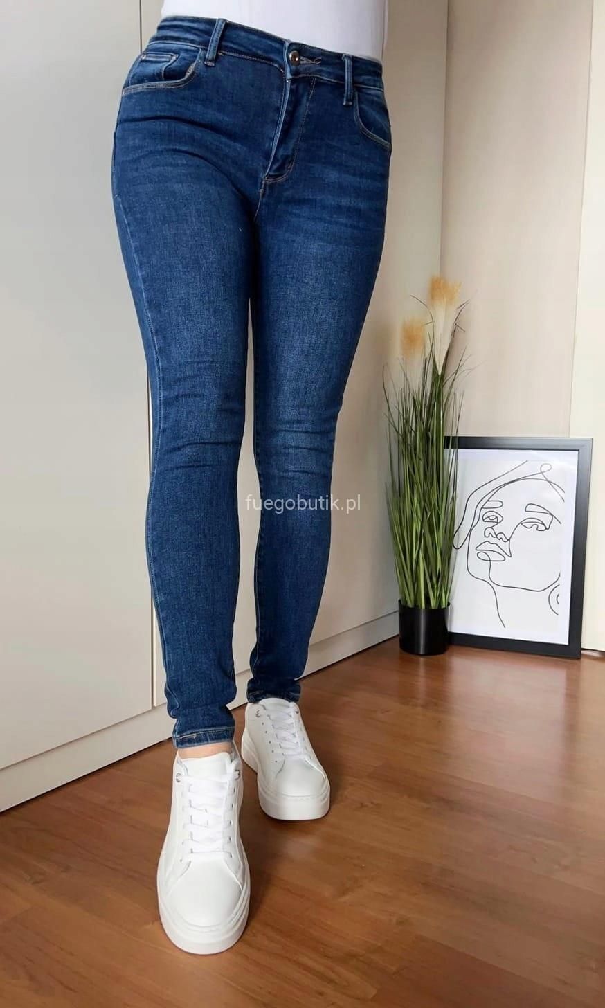 Spodnie jeansy M.sara Life's rurki niebieskie 28 S - Ceny i opinie ...