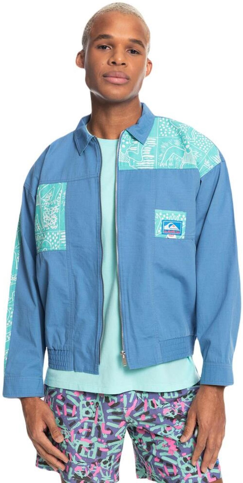 Kurtka wiatrówka męska Quiksilver x Stranger Things The Hawkins - Ceny ...