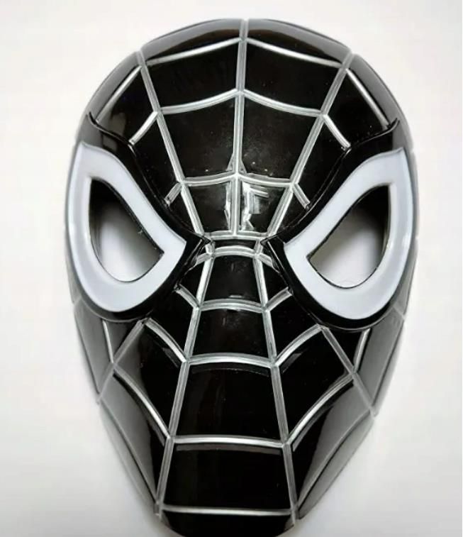 Marvel Maska Spider Man Czarna Świecąca Led Karnawał - Ceny i opinie ...