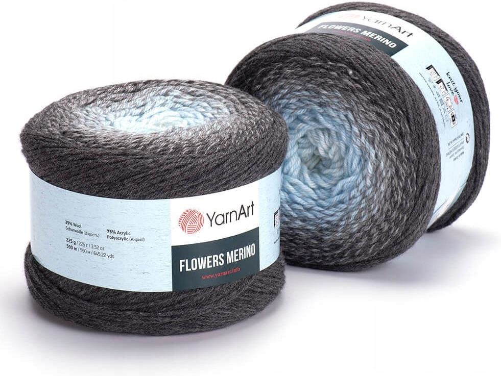 Yarnart Włóczka Flowers Merino 550 CO - Ceny i opinie - Ceneo.pl
