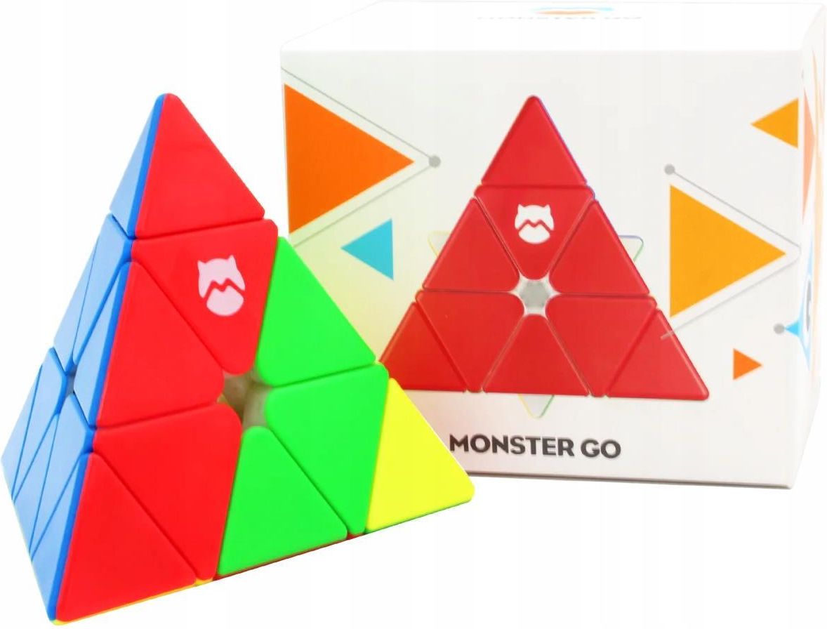 Kostkoland Monster Go Pyraminx + Podstawka - Ceny i opinie - Ceneo.pl
