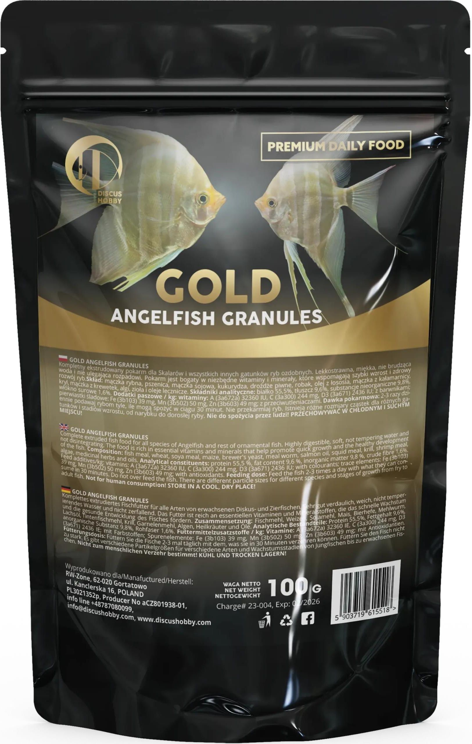 Premium Daily Food Gold Angelfish 400G - Ceny i opinie - Ceneo.pl