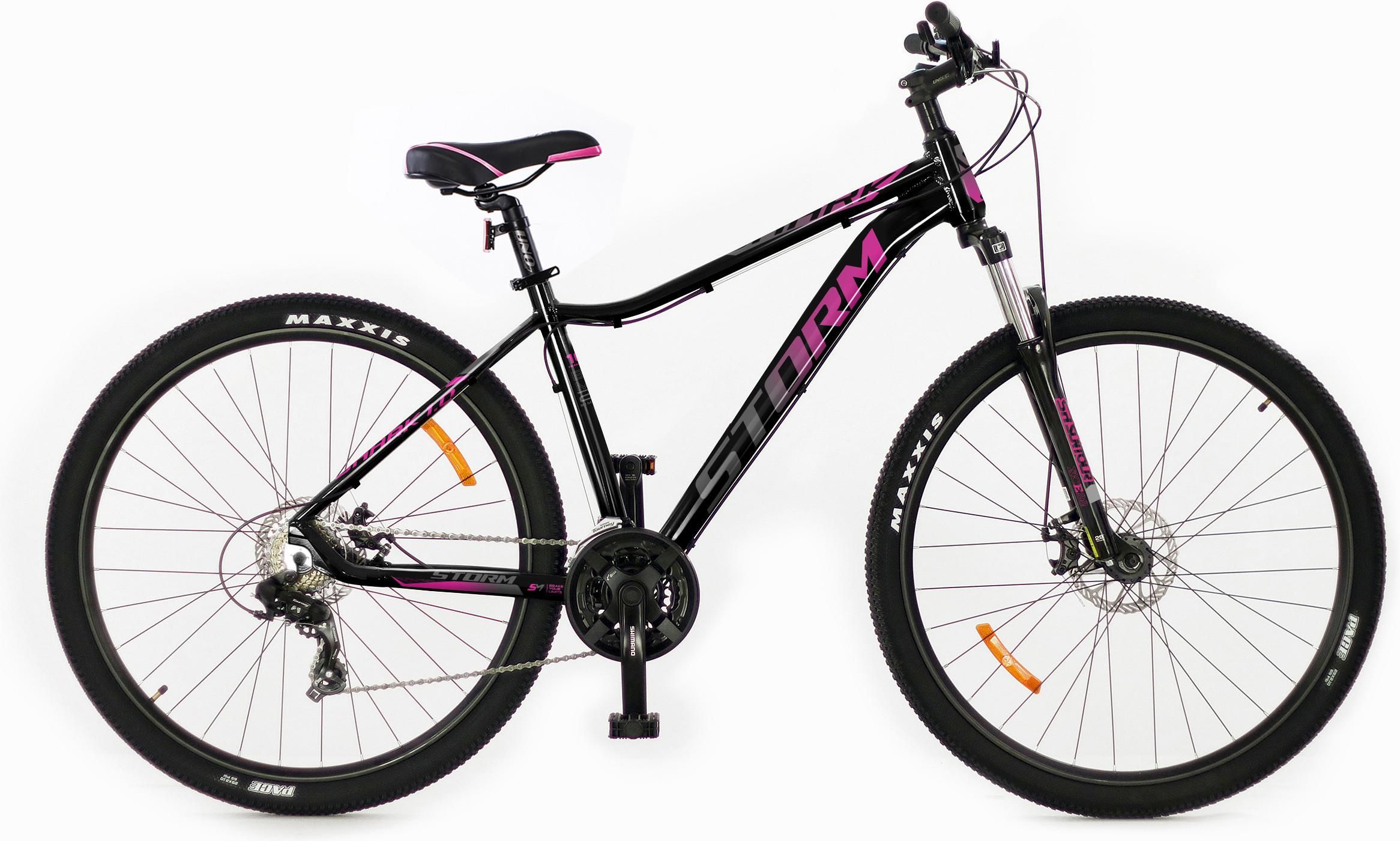 Storm Shark Lady 1.0 2D Czarny/Fuksja 29 2024 - Rowery Górskie Damskie ...