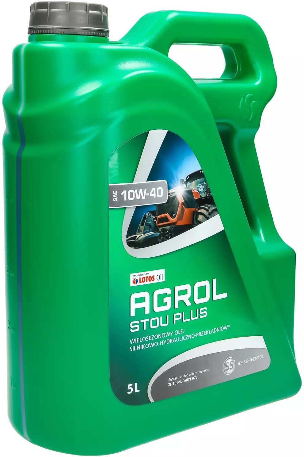Lotos Agrol Stou Plus 10W40 5l - opinie i ceny na Ceneo.pl