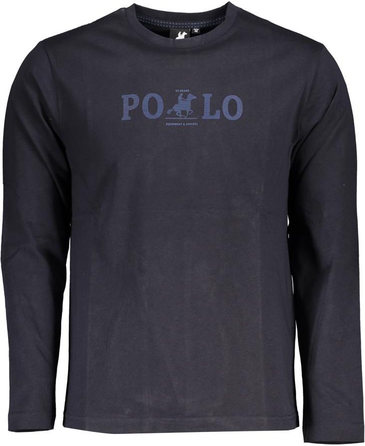 MĘSKA KOSZULKA Z DŁUGIM RĘKAWEM US GRAND POLO NIEBIESKA - Ceny i opinie ...